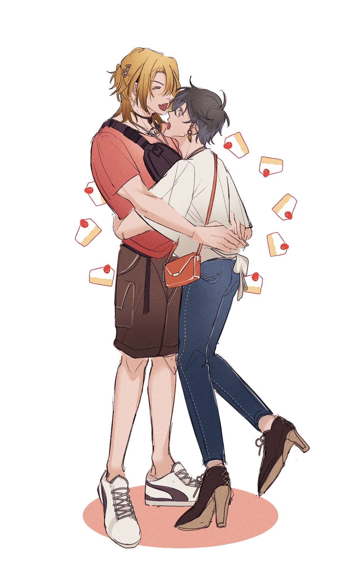 XiaBa on Twitter: ""173cm with heels" 👠 #Lucake https://t.co/sB1cU7btVo" / Twitter