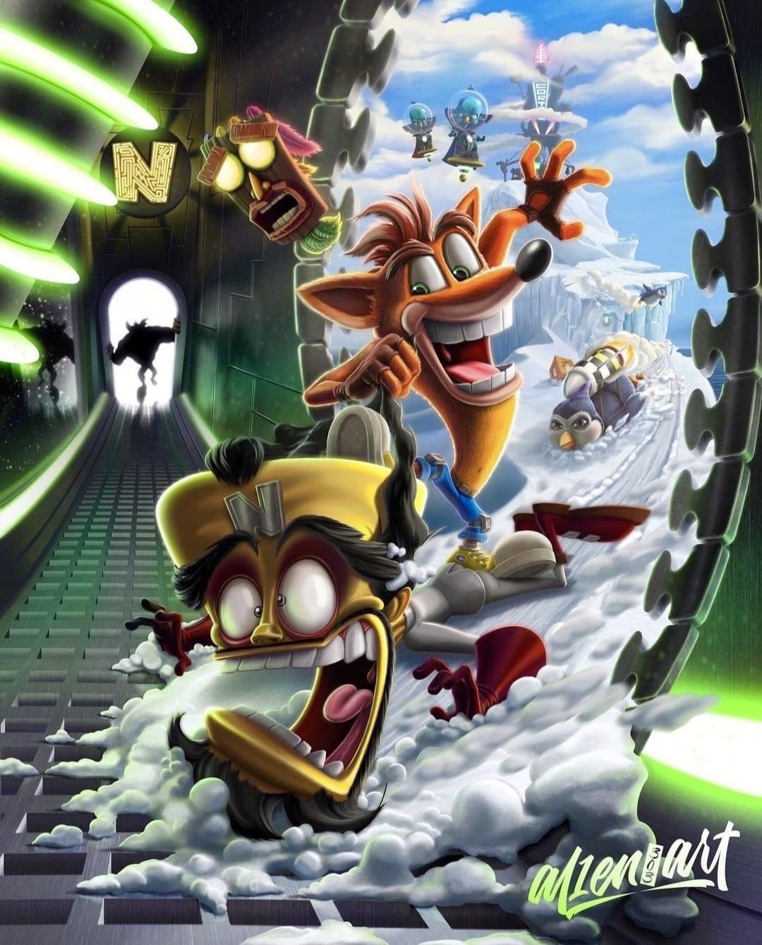 Crash Bandicoot Twinsanity Wallpaper