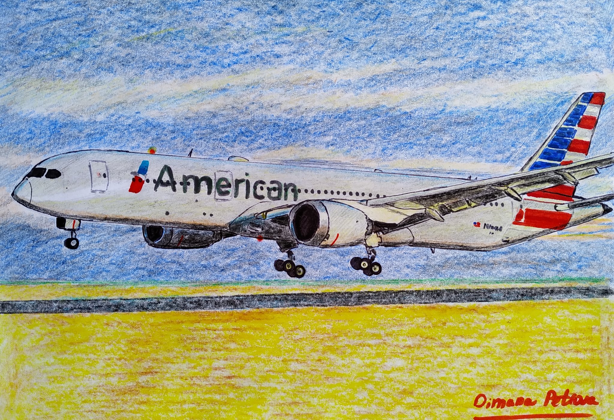 Boeing 787 Drawing