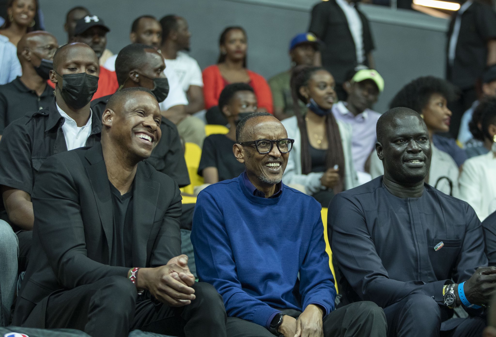 Presidency | Rwanda on Twitter: "President Kagame is now attending the second game of @theBAL ...