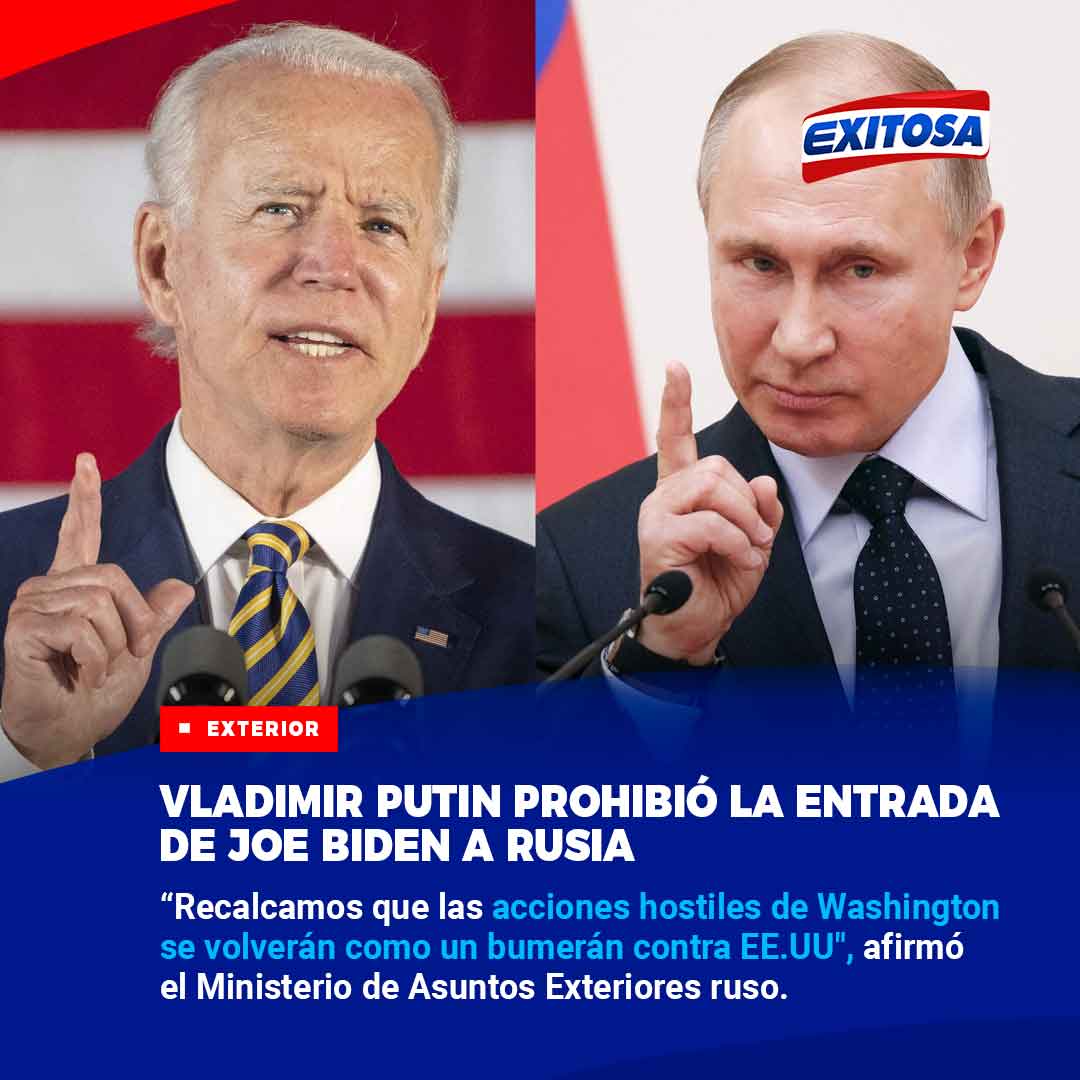 Exitosa Noticias On Twitter 馃數馃敶rusia Prohibi贸 La Entrada En El Pa铆s De
