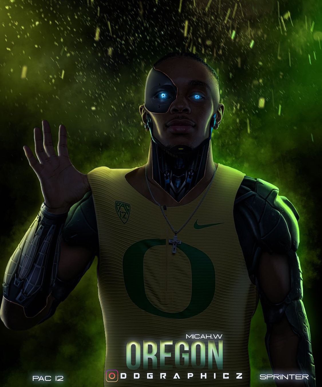 Half Human Half Monster Cartoon