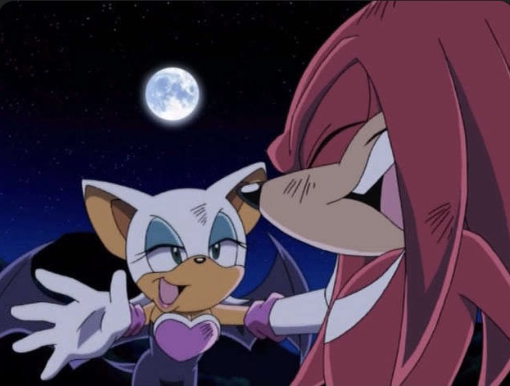 Rouge And Knuckles Sonic X