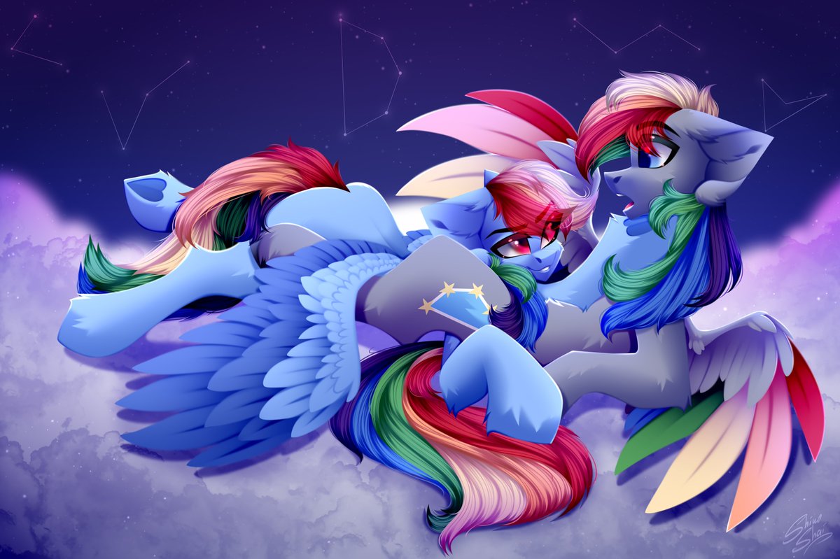 Dashie is always a great teaser for Dark. She just can't resist see him ...