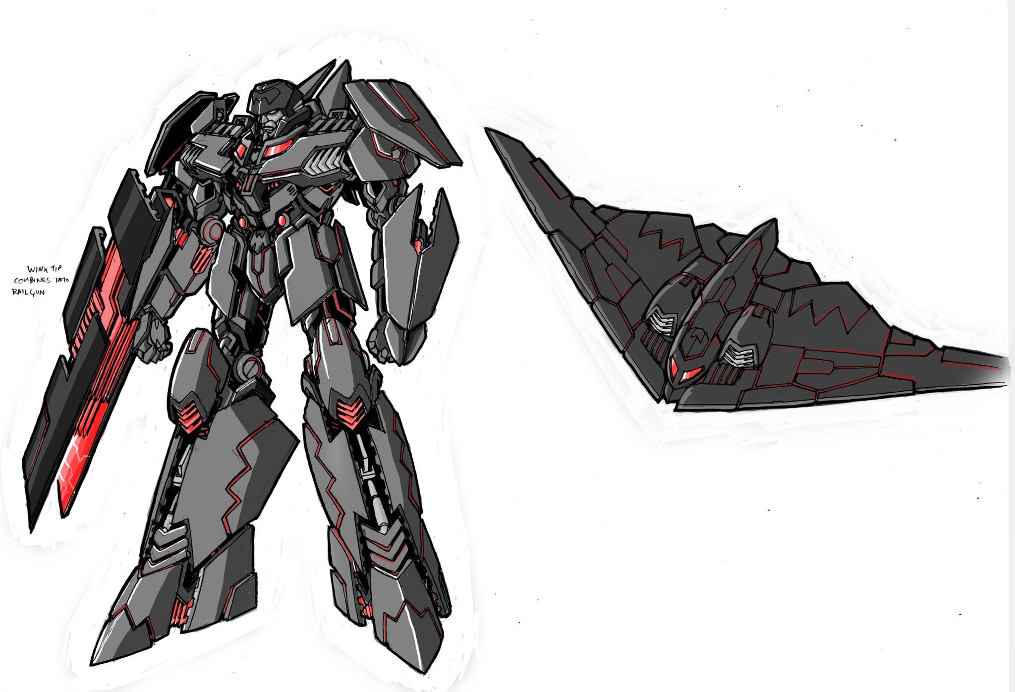 Don Allan Figueroa on Twitter: "The original ATB Megatron #Doncept art. Originally meant to be a ...