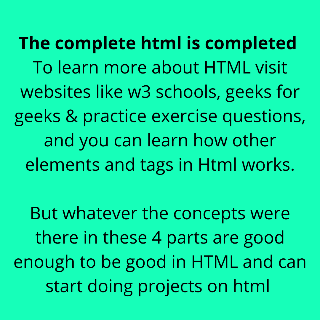 part 4 of complete basics of html out now Read the complete thread ...