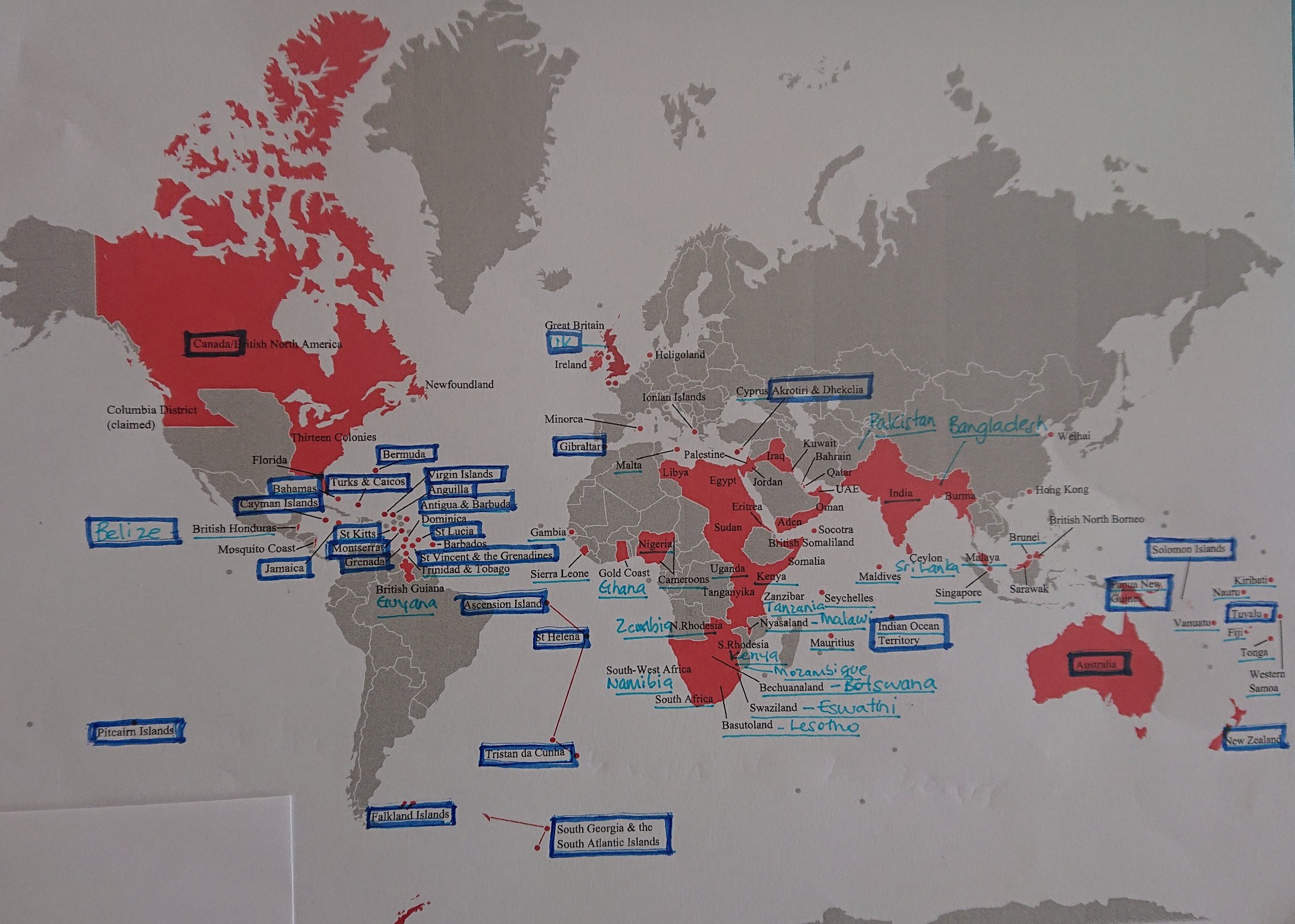 Imperialism Map British