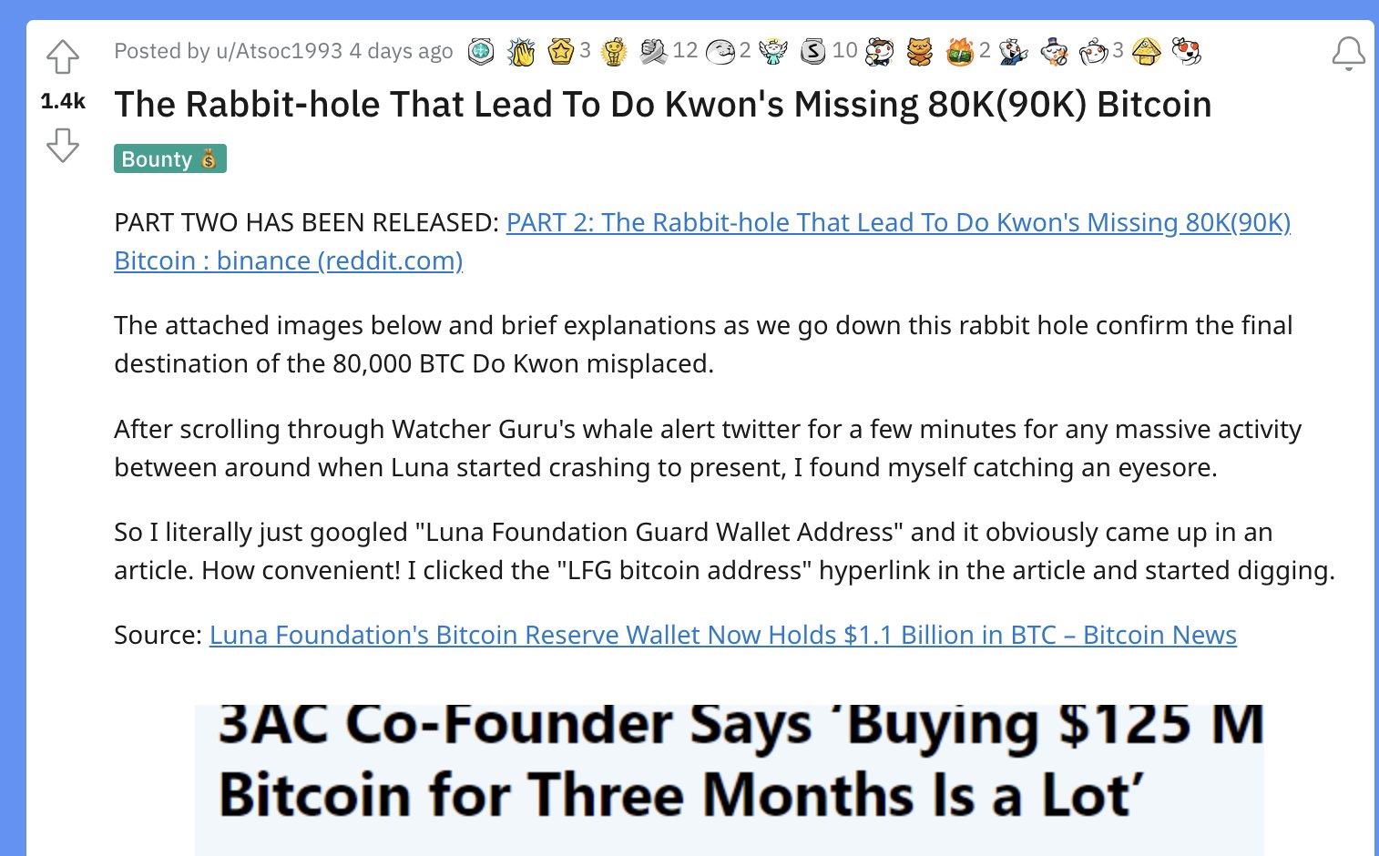 FatMan on Twitter: "The fact that this post on Reddit alleging Do Kwon somehow 'stole' 10K ...