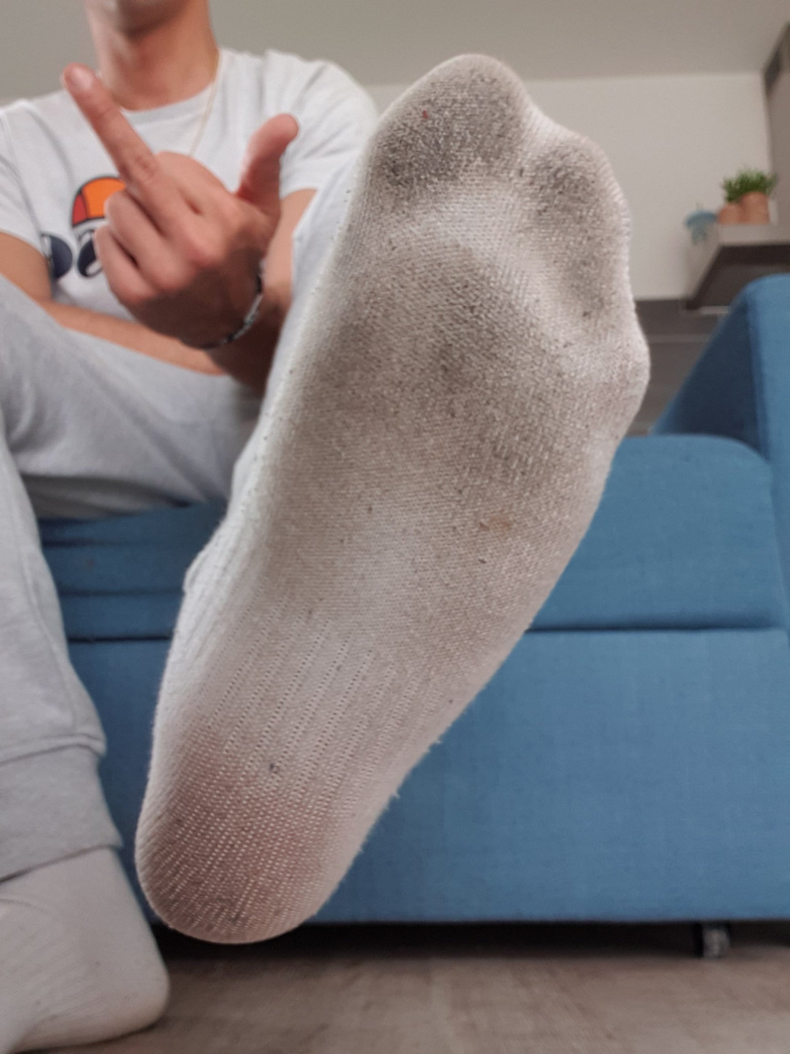 Boy Sniff Dirty Socks