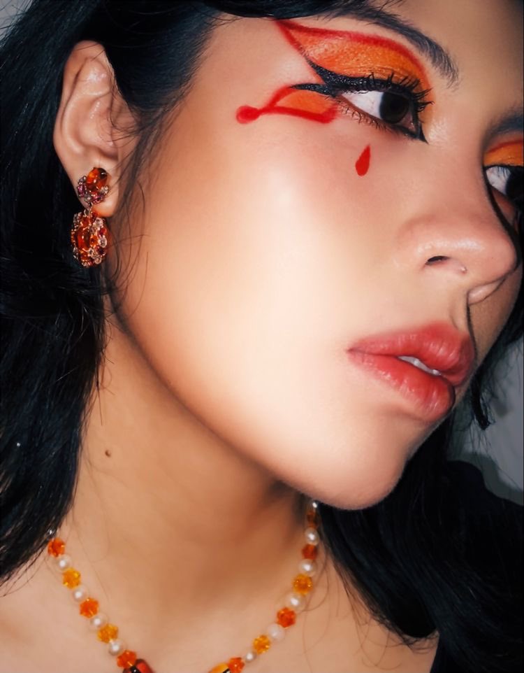 Fire Nymph Makeup