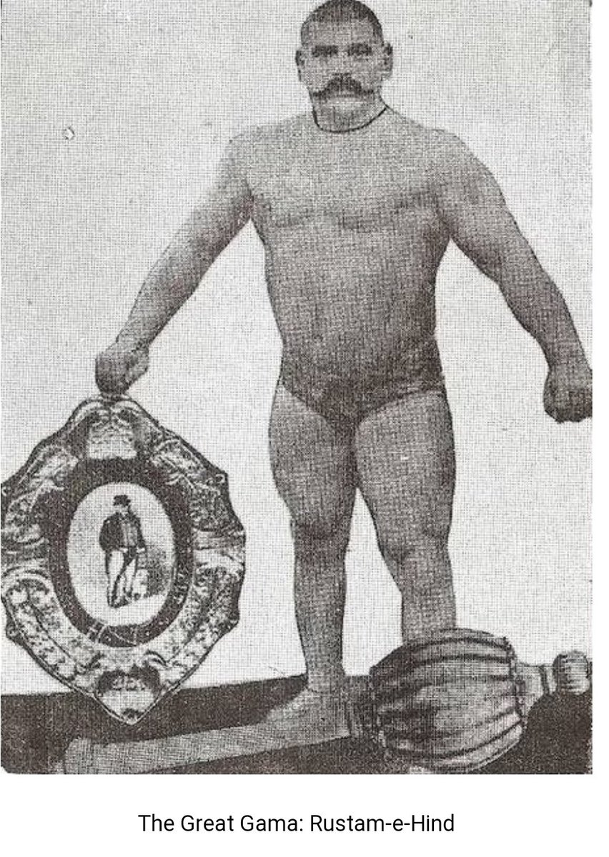 The great “Gama Pehlawan” fights Raheem Bakhsh Sultani Wala, for the ...