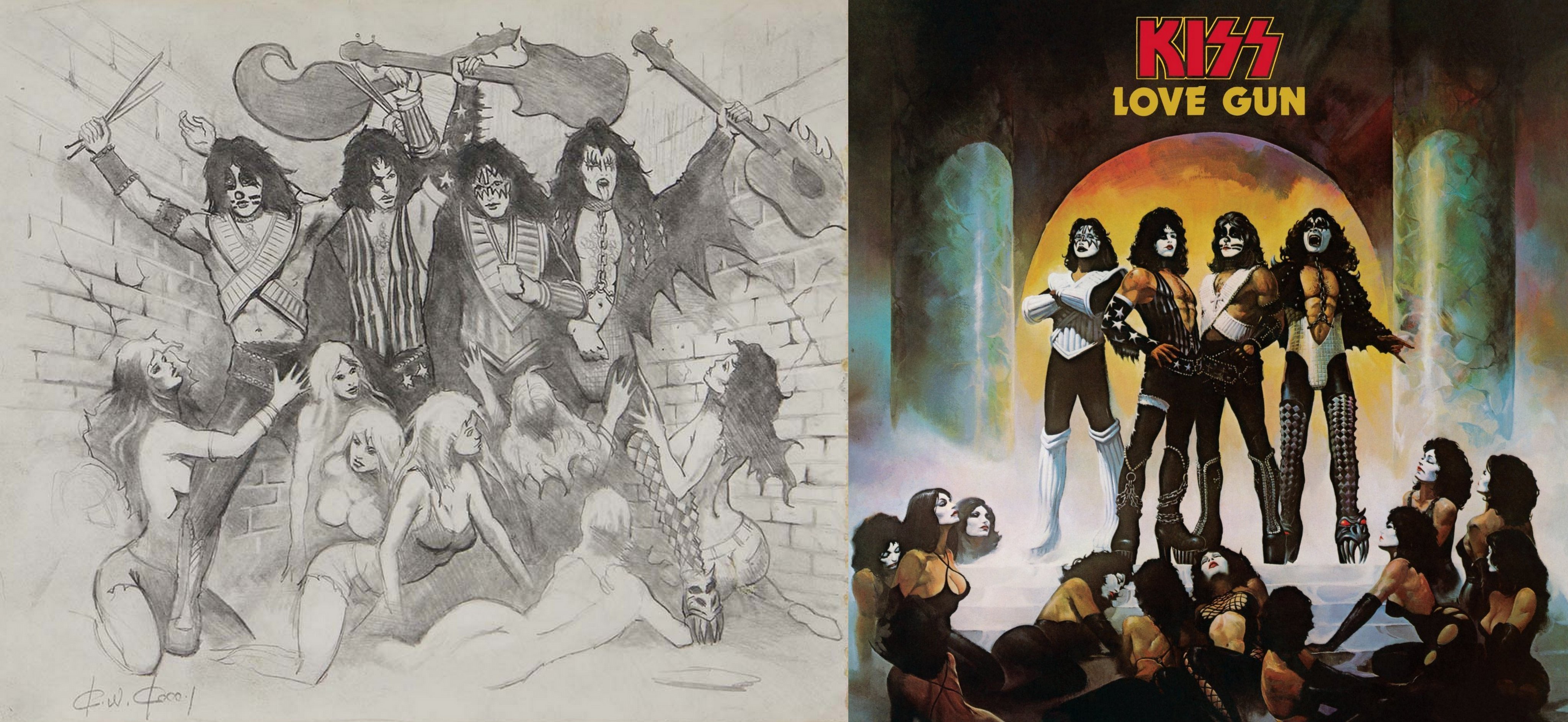 Kiss Love Gun Album Artwork