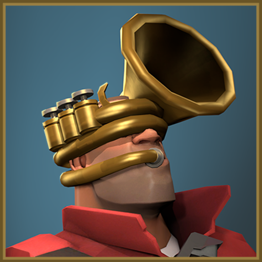 TF2 Emporium on Twitter: "New Soldier Cosmetic, Top Brass (Style 1)! Vote now on Steam Workshop ...
