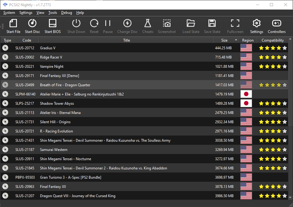 Bring Peanut Butter on Twitter: "PCSX2 gets its new interface update and along with it comes ...
