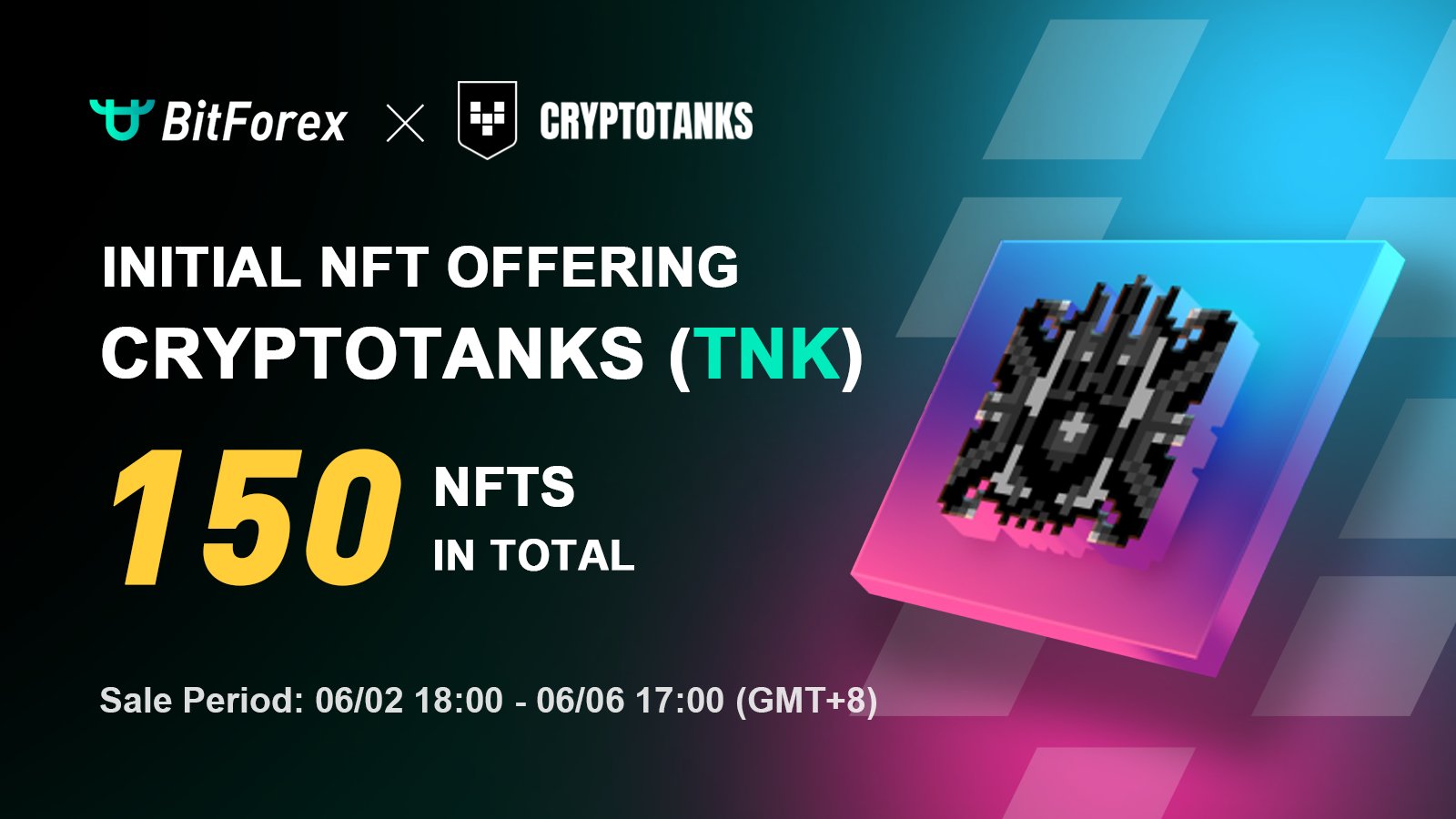BitForex on Twitter: "🌟#BitForex Initial NFT Offering🌟 🎉We're so excited to announce the INO of ...
