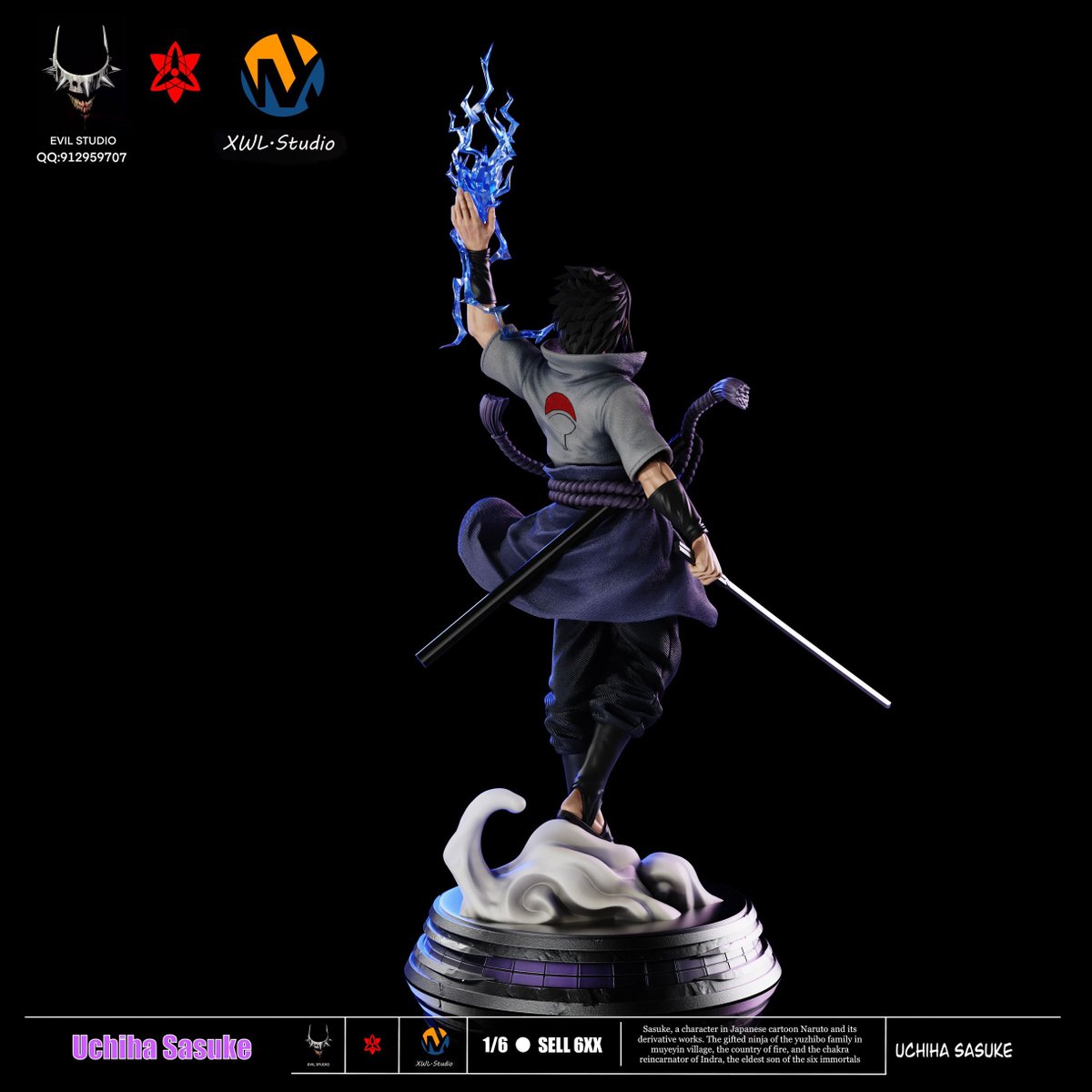 HHamajippa on Twitter: "Evil x XWL Studio Sasuke 1/6 Release soon 上色阶段了，预计年前 EVIL STUDIO联名XWL ...