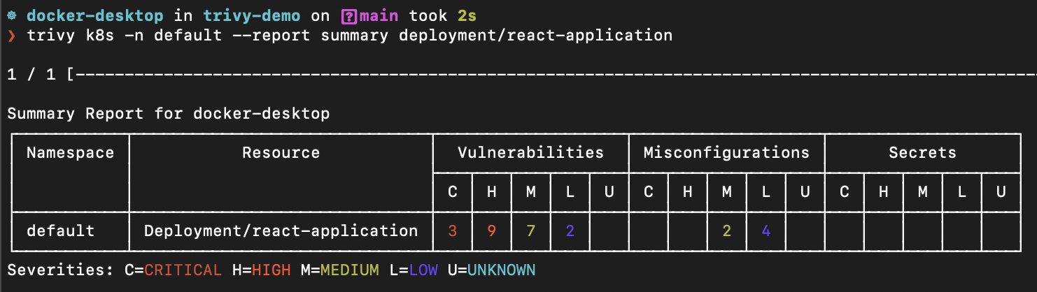 Anaïs Urlichs ☀️ on Twitter: "Have you tried the new trivy k8s feature?? Scan your entire ...