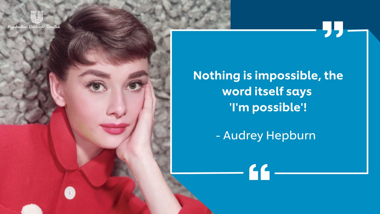 Audrey Hepburn Quotes Nothing Is Impossible Wallpaper