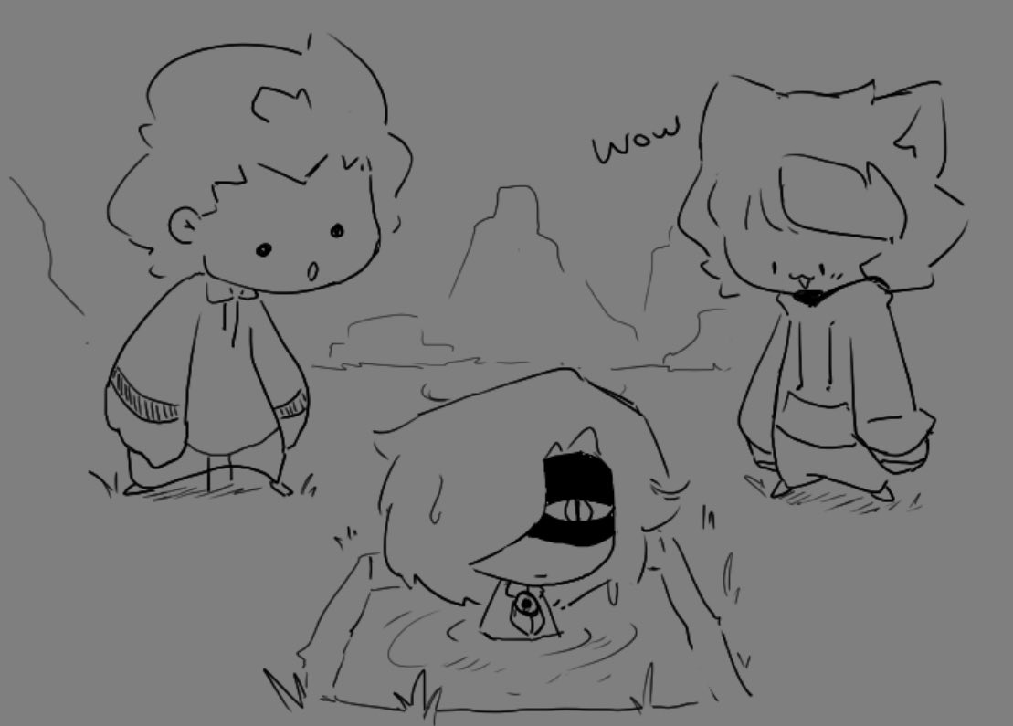 「Doodles from an aggie with @YakoDraws and @rustyreddroses 」Gazoogalooの漫画