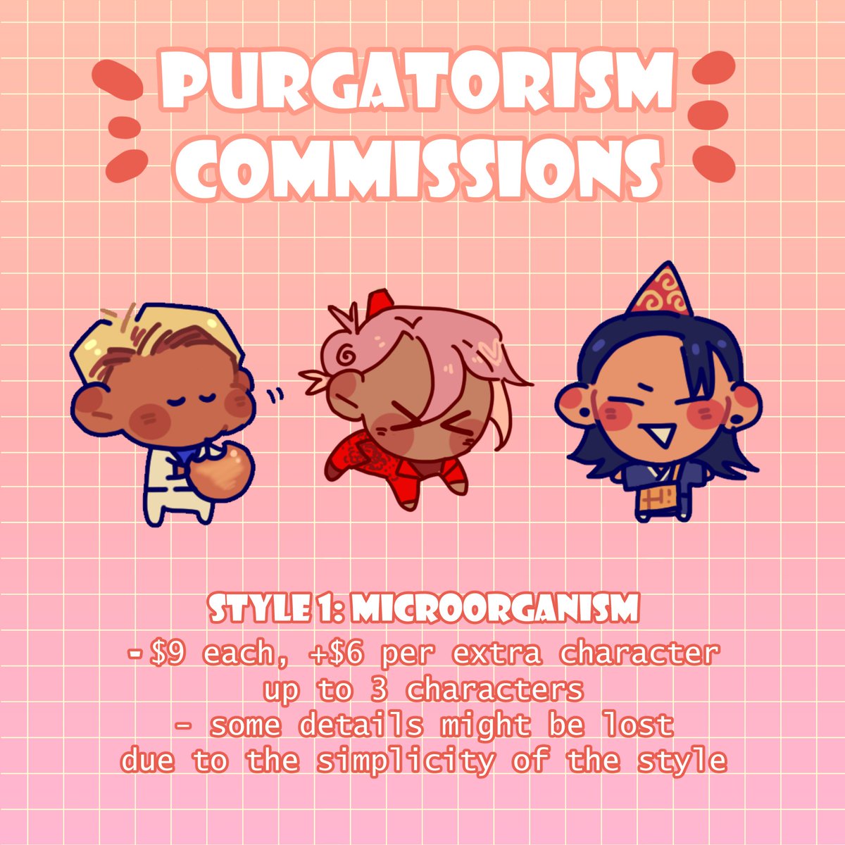 「updated my commission samples, and added simple comics as a 」HABIBI 🌼 ...