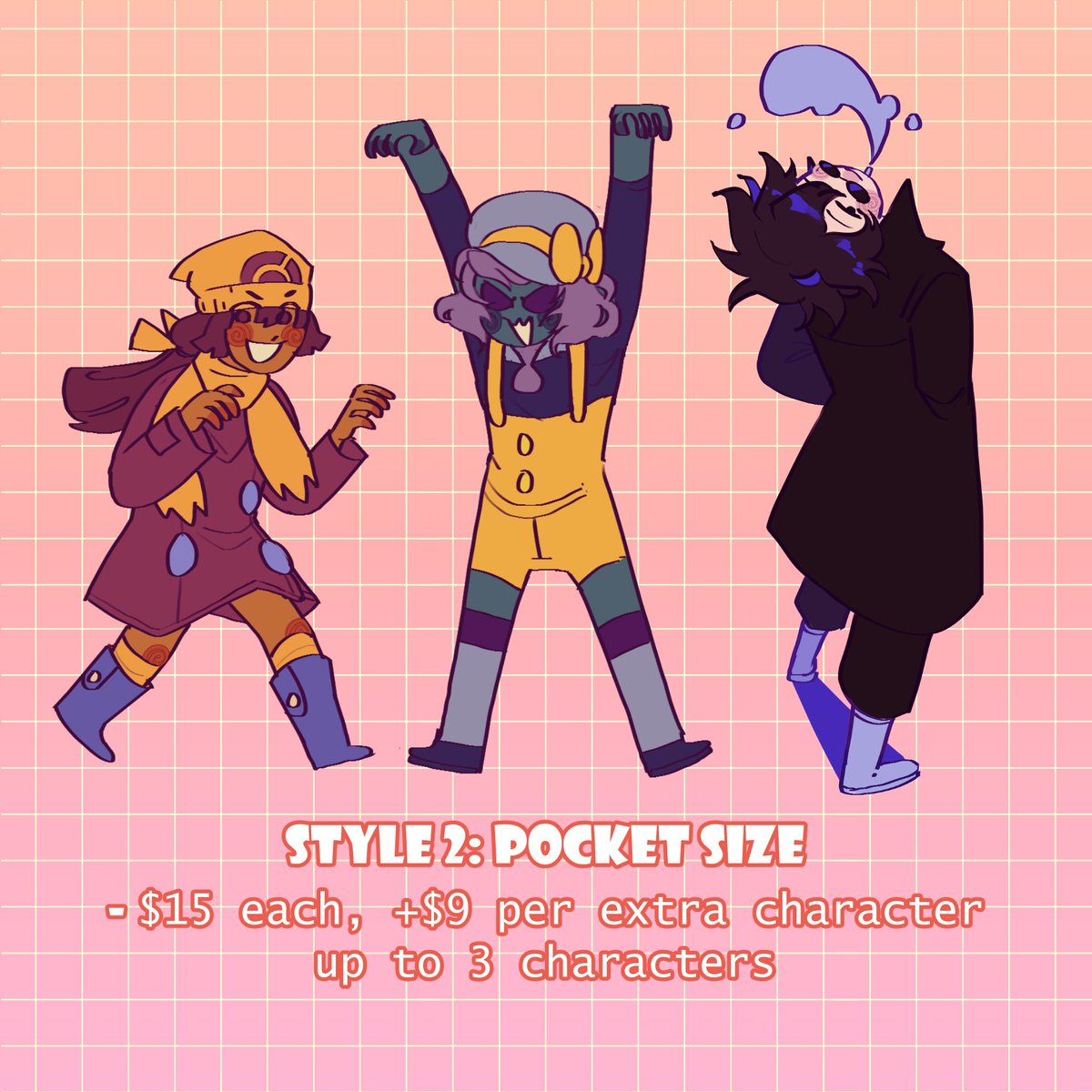 「updated my commission samples, and added simple comics as a 」HABIBI 🌼 ...