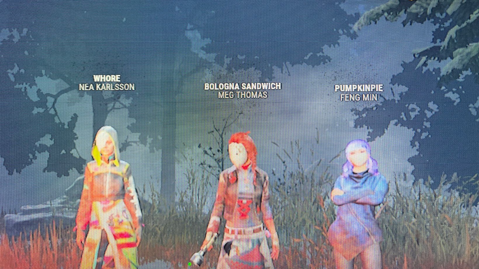 Dead By Daylight Usernames on Twitter: "yeah lemme get uhhhhhhhhhhhhhhhhh 1 whore please https ...