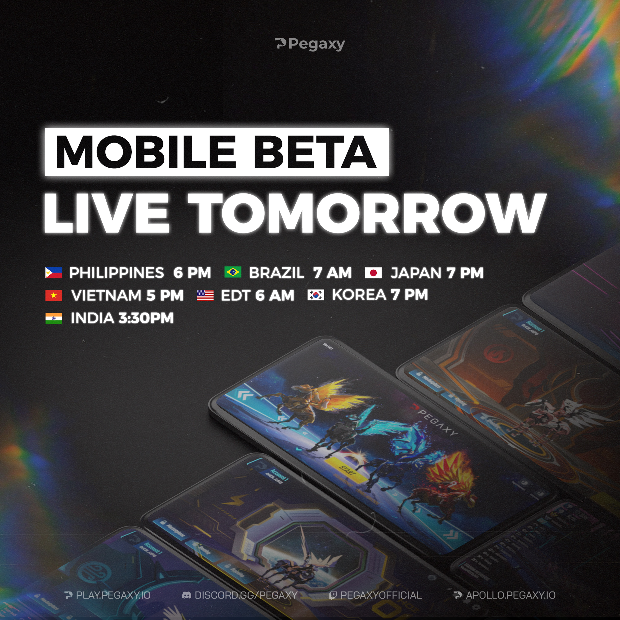 Pegaxy on Twitter: "May 24, who's ready? 🤔 Coming to you live, Pegaxy Mobile Beta! 🐎📱 Get your ...