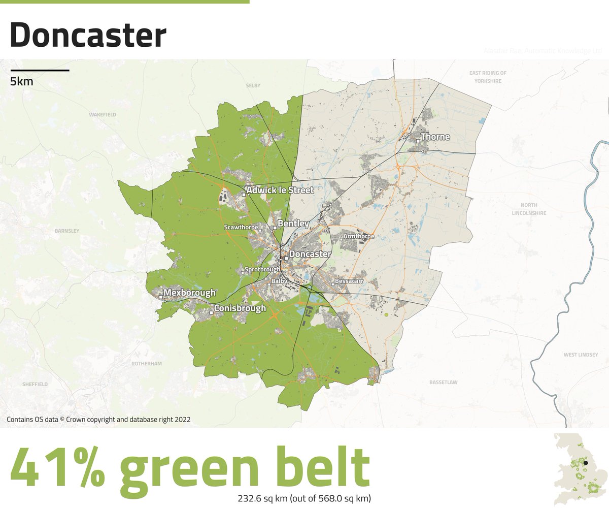 I've been using the latest green belt data for England to update my ...