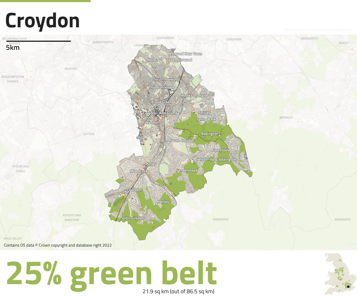 I've been using the latest green belt data for England to update my ...