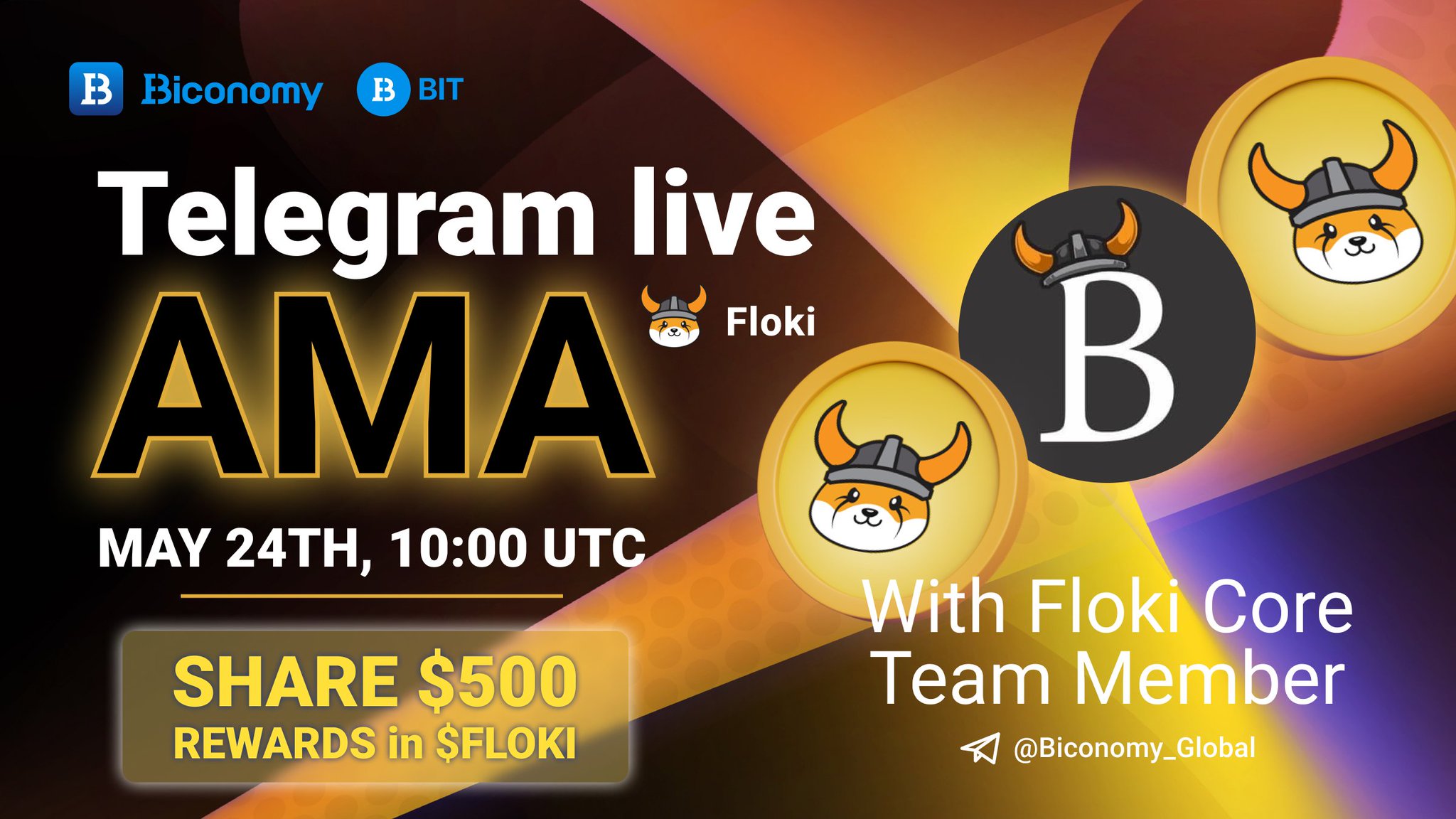 Biconomy Global on Twitter: "🔥HOT🔥 AMA with @RealFlokiInu Core Team Member🔥 ⏰May 24th, 10:00 UTC ...