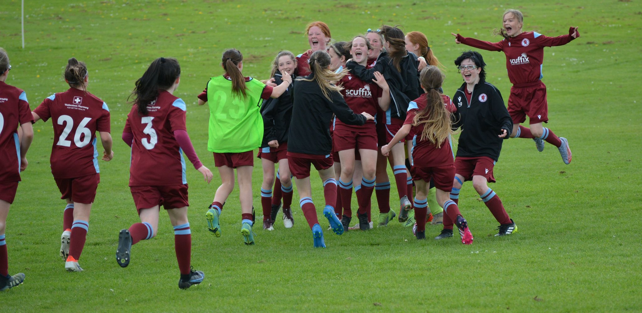 Dryburgh Athletic Girls & Women on Twitter: "📸 How’s your Monday? Our U14s are still on cloud 9 ...