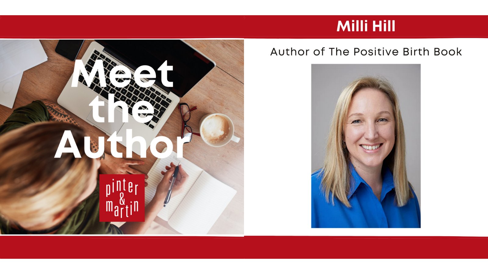 Pinter & Martin on Twitter: "𝐌𝐄𝐄𝐓 𝐓𝐇𝐄 𝐀𝐔𝐓𝐇𝐎𝐑 - 𝐌𝐈𝐋𝐋𝐈 𝐇𝐈𝐋𝐋 @millihill tells us about originally ...