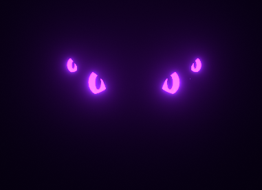 Glowing Purple Eyes