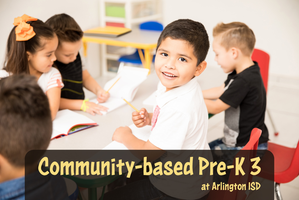 Arlington ISD على تويتر: "Arlington ISD’s community-based pre-K is a half-day pre-K program for ...