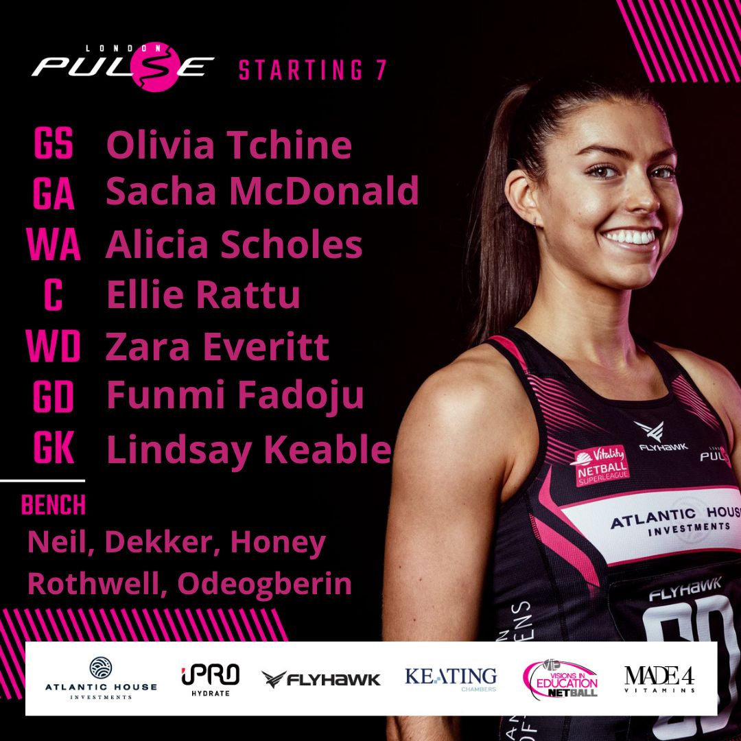 London Pulse Netball πΊπ¦ On Twitter Last Monday Night Game Of The Season π€ππ€π At 530pm We Face
