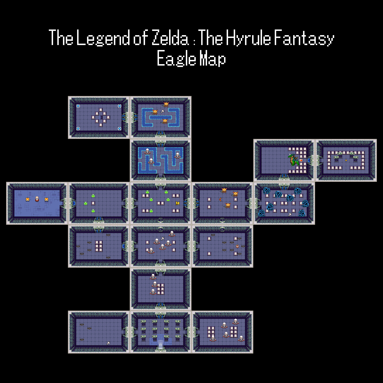 Dungeon Map Zelda