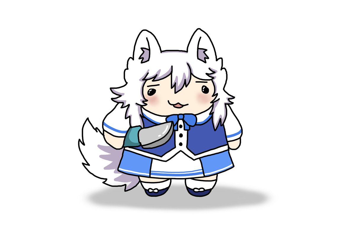 「Comfy stream in 10 minutes! 🐺💙 」|Lumi 💙 Vtuberのイラスト