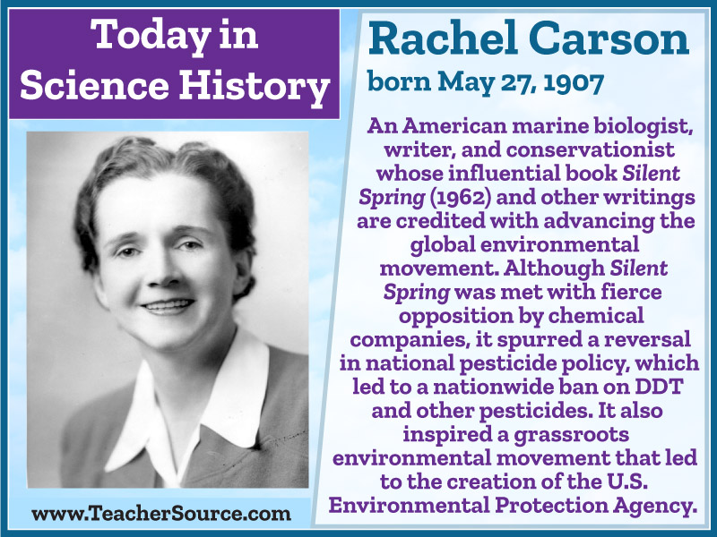 Educational Innov. on Twitter: "Rachel Carson was born on this day in ...