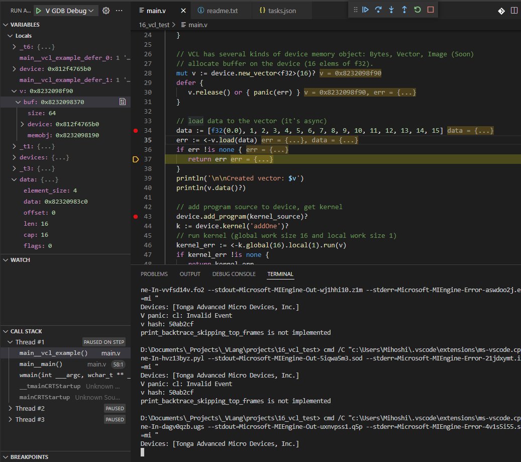 The V Programming Language On Twitter Its Easy To Debug V Code Using Vs Code Gdb And The C 9222