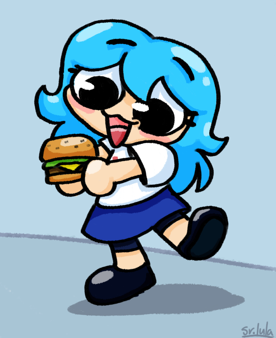 Bluefrok on Twitter: "RT @sr_lula_: She got a hamburger Ski By: @Bluefrok #ski #fnf #skyverse # ...