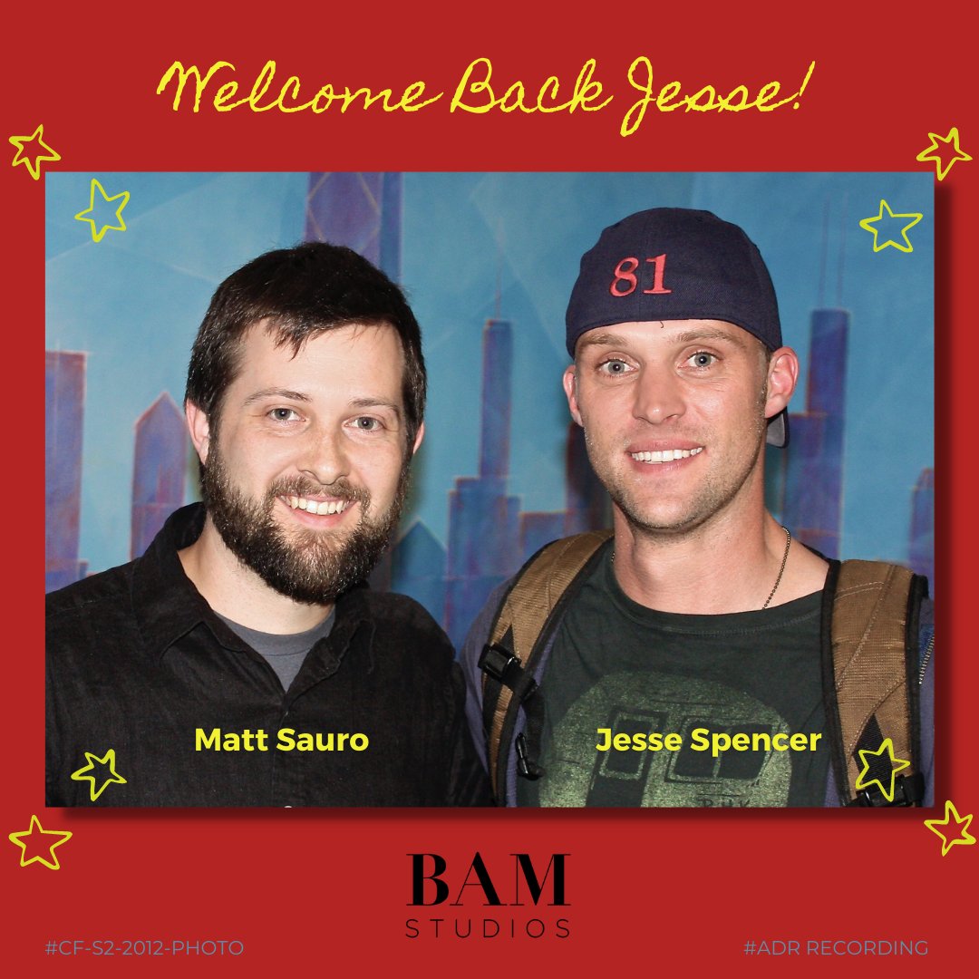 BAM Studios on Twitter: "Actor Jesse Spencer is back at BAM recording ADR for an upcoming TV ...