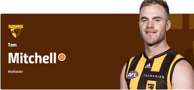 Jaiden Popowski on Twitter: "What can Tom Mitchell average in #AFLFantasy from here? He's ...