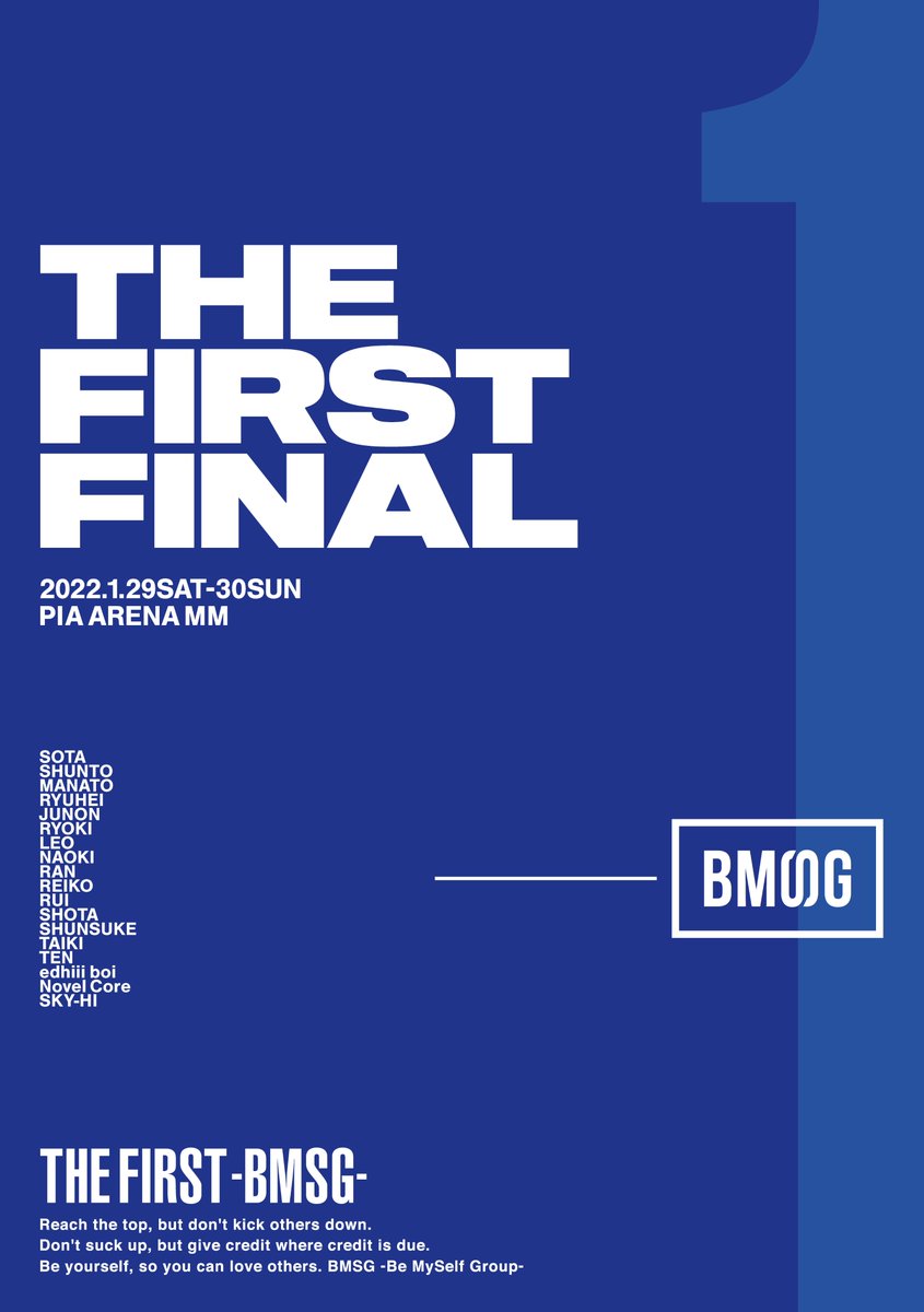 BMSG MUSIC SHOP على تويتر: "2022.06.29 on sale DVD&Blu-ray📀 THE FIRST -BMSG-『THE FIRST FINAL ...