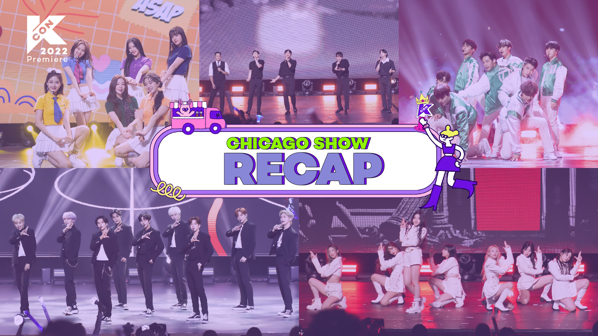 KCON official on Twitter: "KCON 2022 Premiere in Chicago SHOW RECAP💜 Come and check the ...