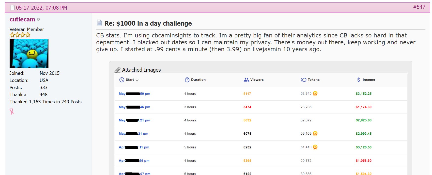 CB Explorer على تويتر: "Thanks unknown (but very successful) Chaturbate model poster for this ...