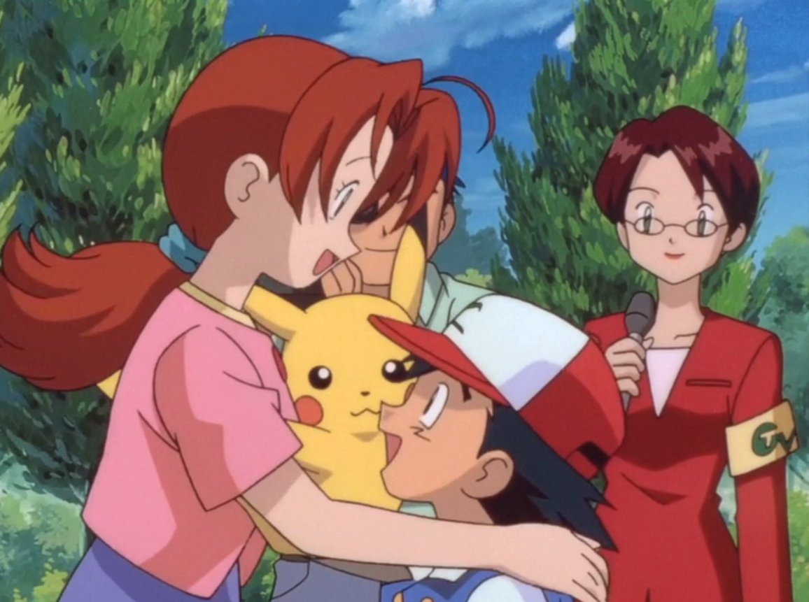 Pokemon Ash And May Hug