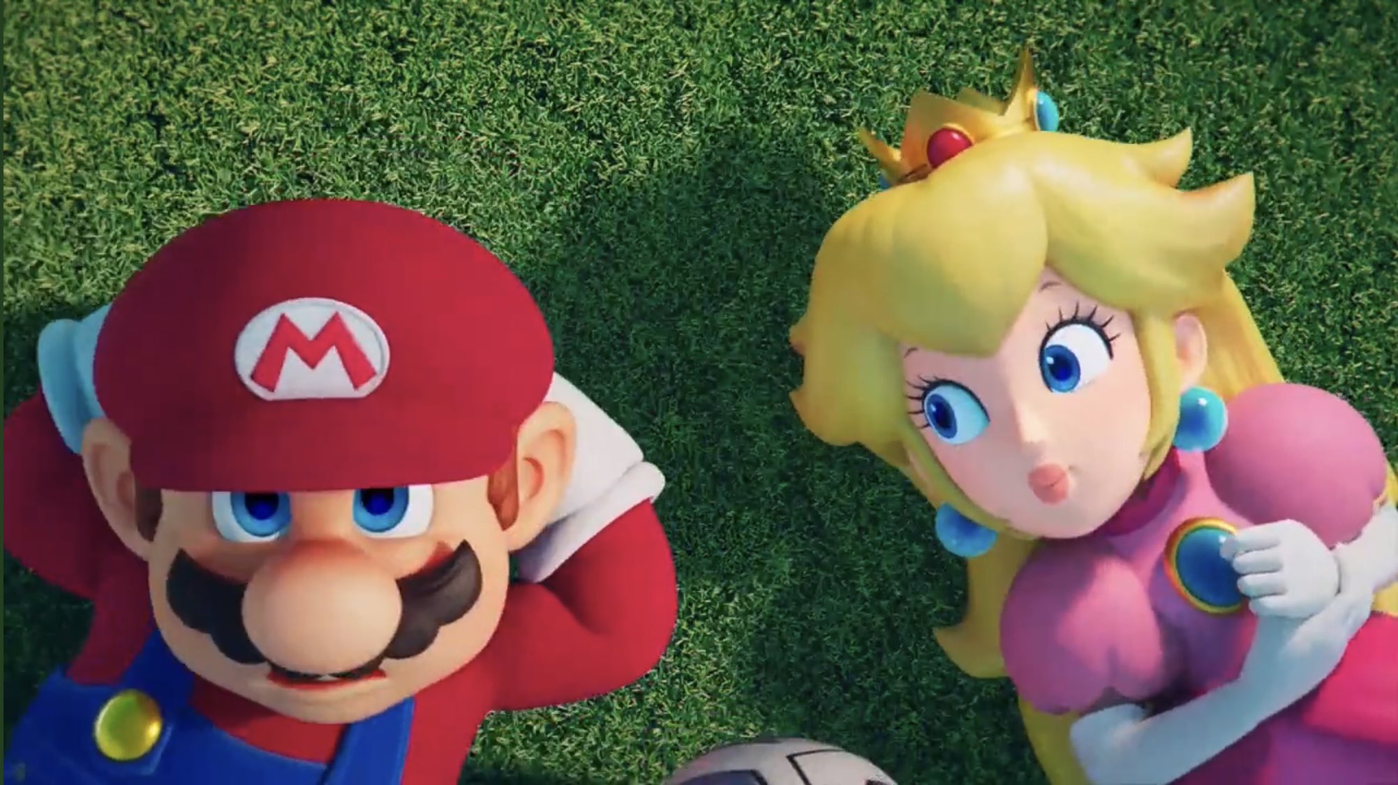 Mario And Princess Peach In Love