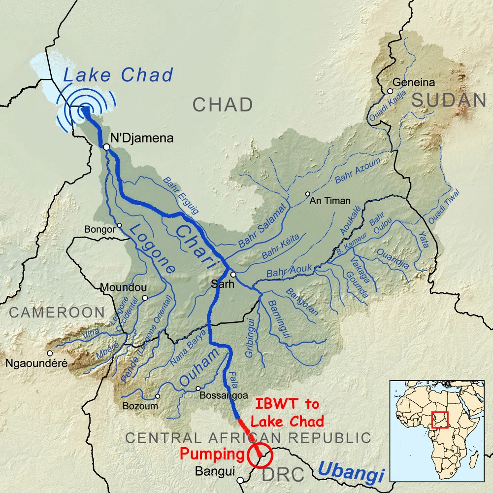 Ubangi River Map