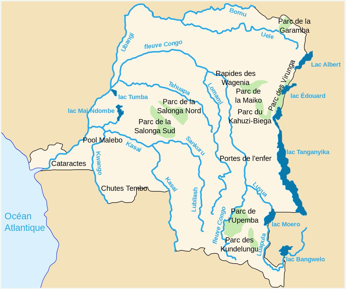 Kasai River Map