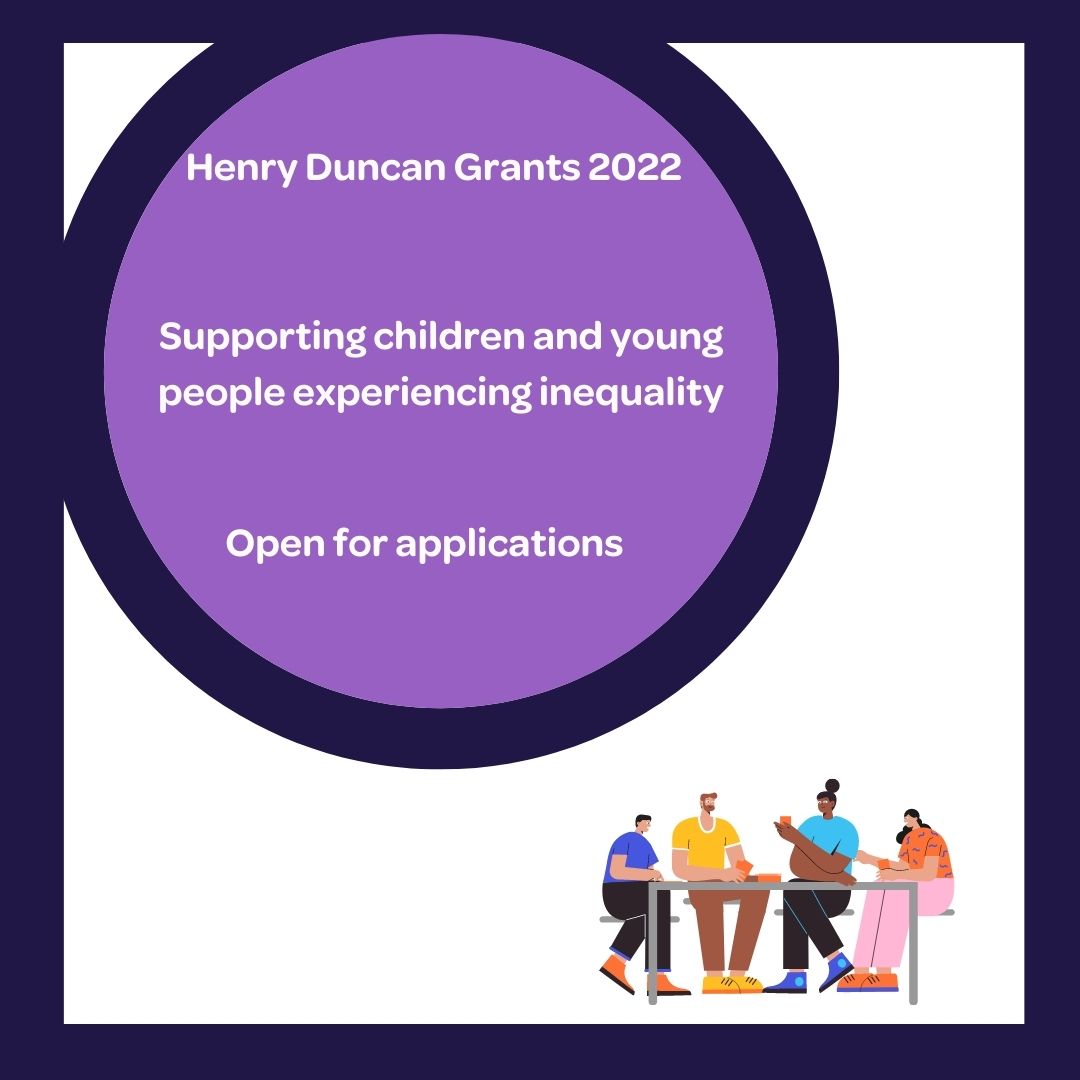 Corra Foundation on Twitter: "🚀 Funding for the Henry Duncan Grants are now open! 🚀 This years ...